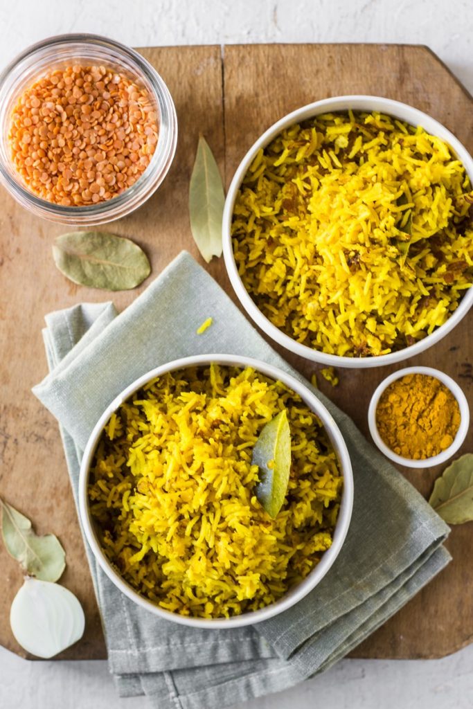 Riso Basmati, Lenticchie e Curcuma | The green pantry